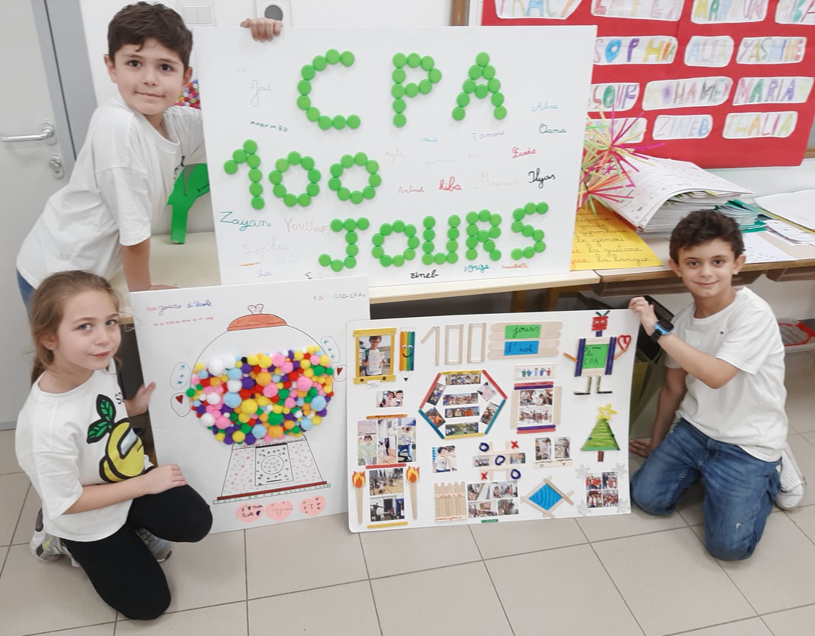 Le projet des 100 jours en CP ! | ÉCOLE FRANCAISE INTERNATIONALE DE DJEDDAH